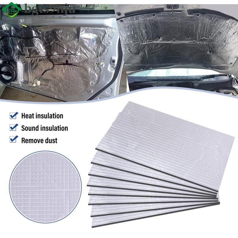 10 Sheets Sound Deadener Heat Insulation Mat Car Van Sound Proofing ...