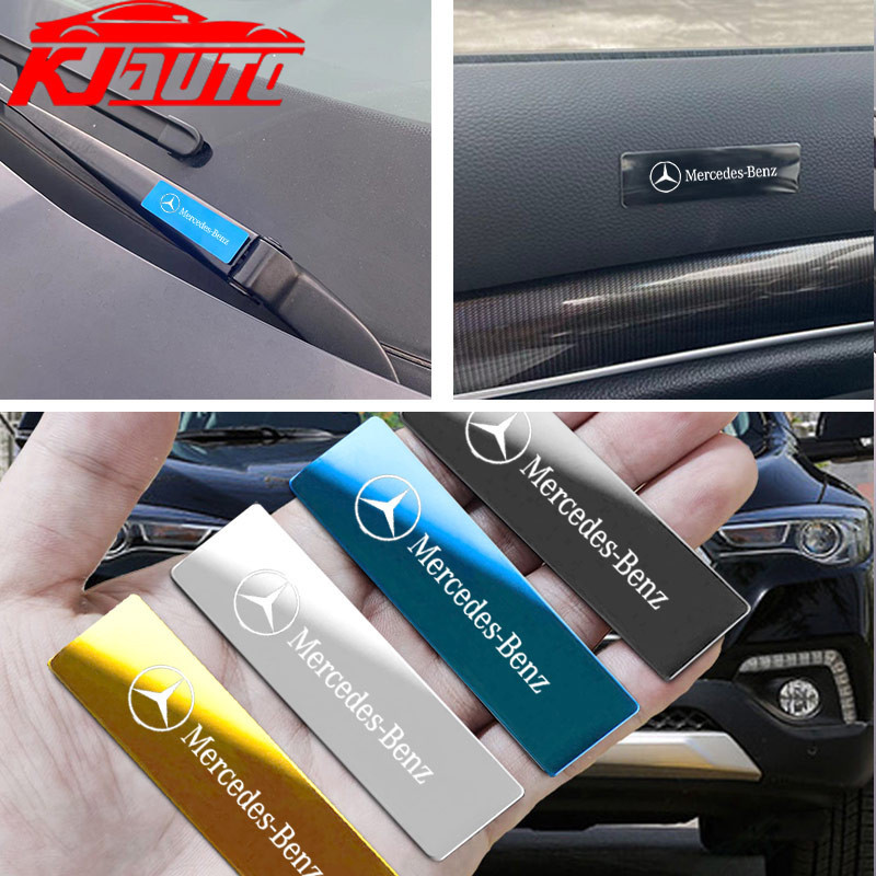 Mercedes Benz Car Body Fender Side Metal Emblem Sticker Auto Window ...