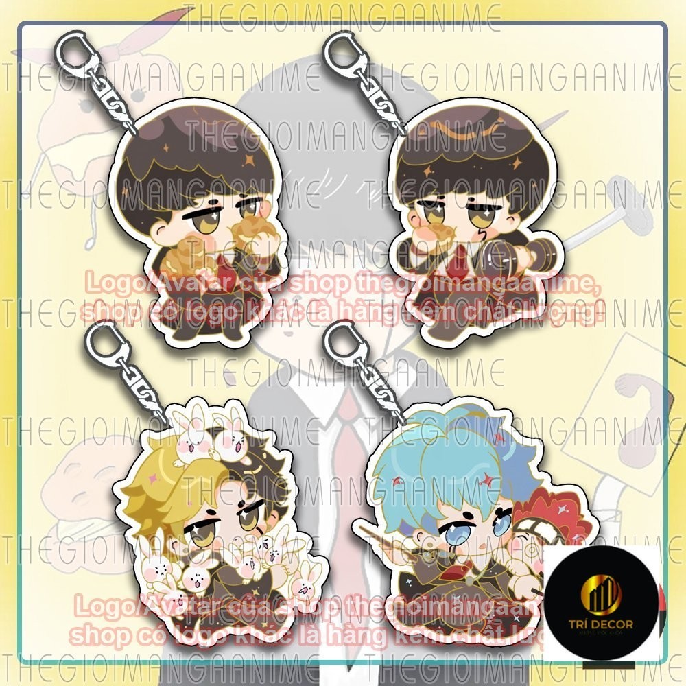 Mashle Key Chain: Magic and Muscles ver Eye BLING Printed anime chibi ...