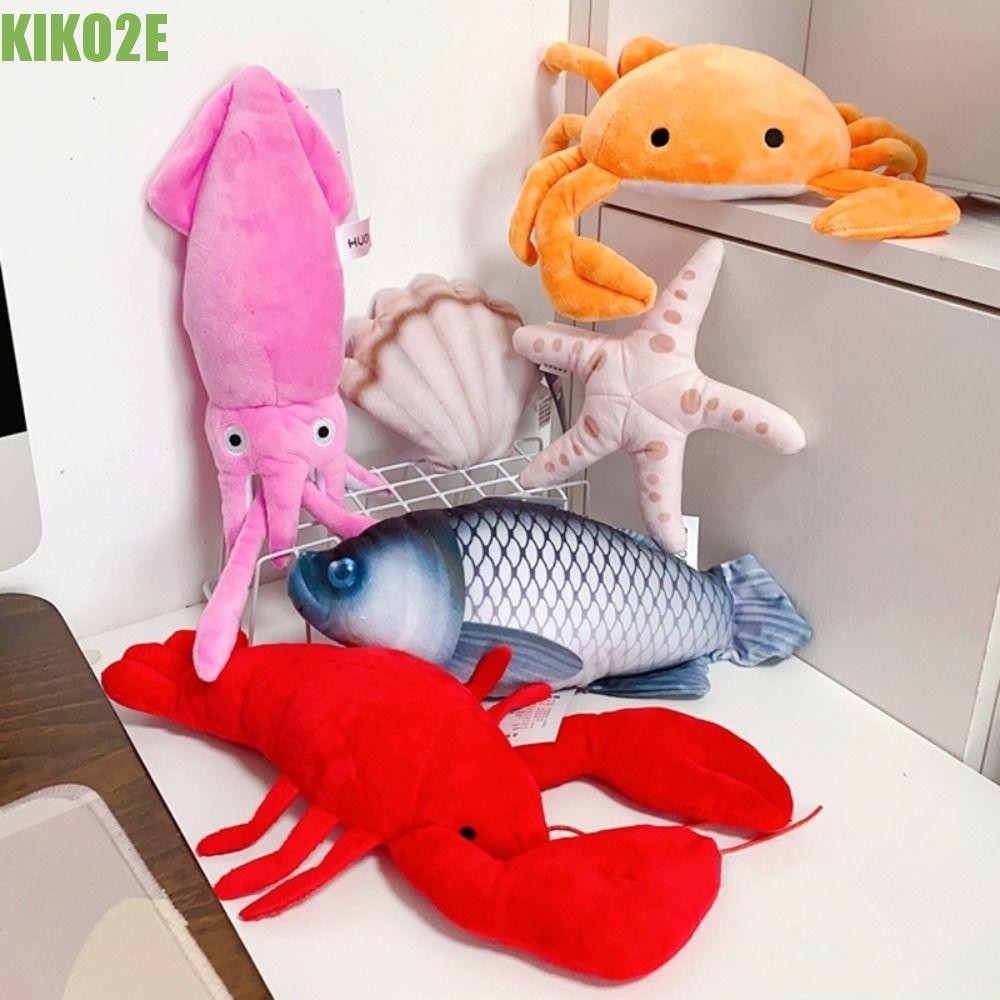 KIKO2E Ocean Animal Plush Toy, Fish Aquarium Marine Park Simulation ...