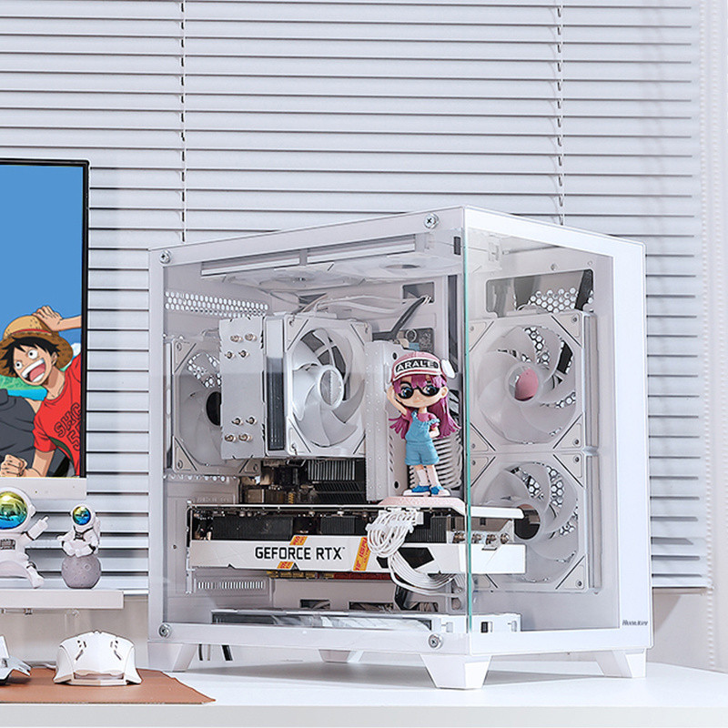 Hangjia S900Sea View Room Computer Case Desktop Host matx Water-cooled ...