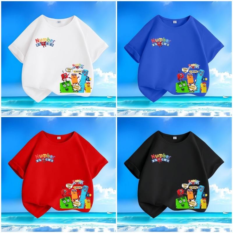 Numberblocks shirt for kids | Shopee Singapore