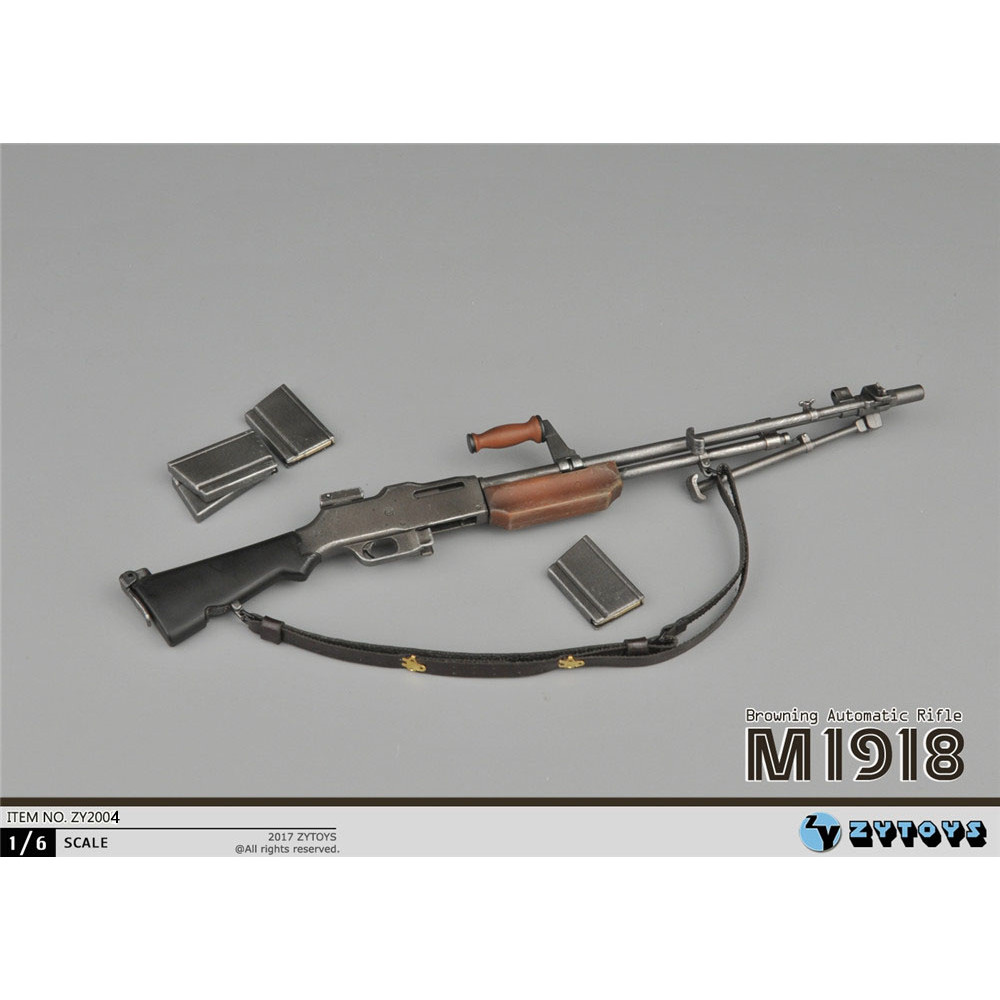 Toy model miniature for 12 "action figure 1/6 WWII Us Army BAR Light ...