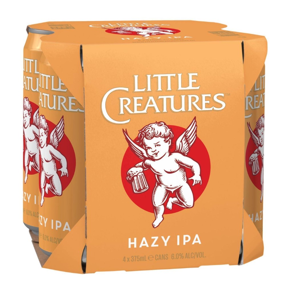 Little Creatures Hazy IPA Beer Can Pack of 4 (4 x 375ml) | Shopee Singapore