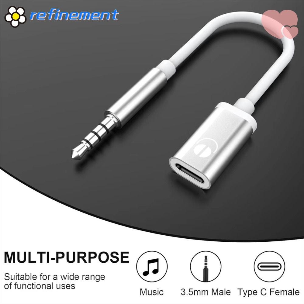 REFINEMENT Headphone Adapter Cable, Phone Laptop Audio Cable Cord ...