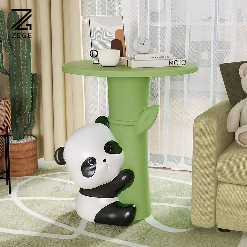 Cartoon Cartoon Panda Side Table Mobile Sofa Side Table Living Room ...