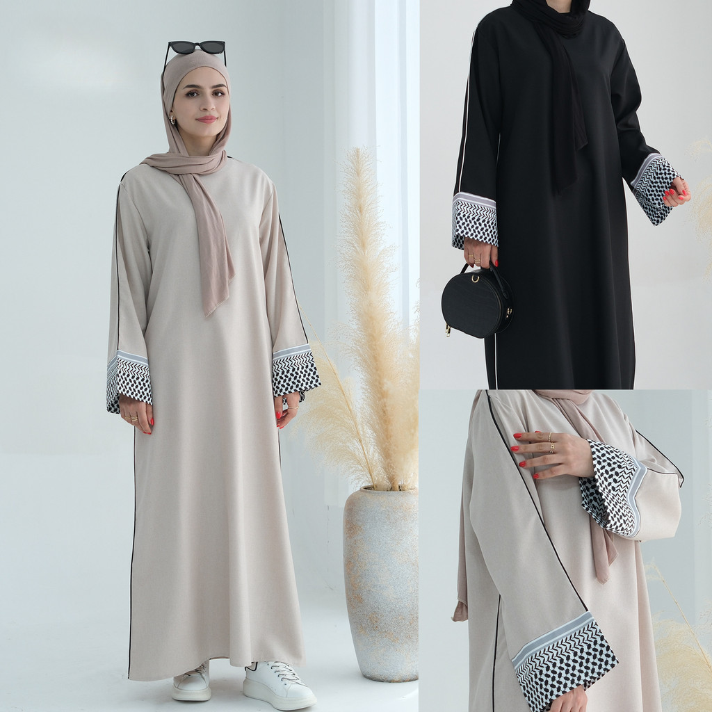 Ramadan Dubai Abaya maxi dress Islam Arab robe Women Wear Kaftan Abaya ...