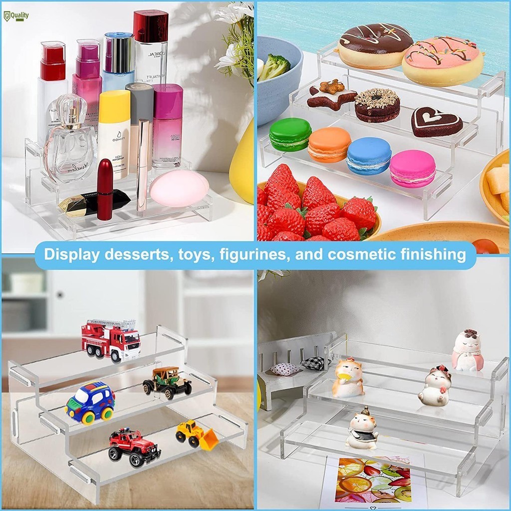 Clear Acrylic Perfume Stand Easy to Install and Detachable Ladder ...