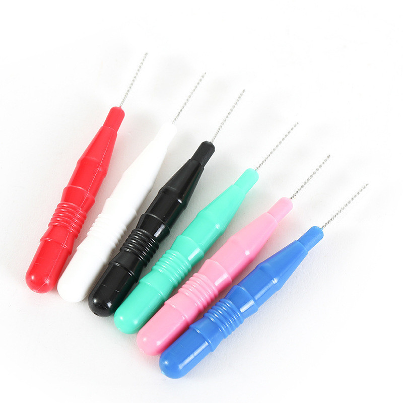 10 Pcs/bag Eyelash Brush Interdental Brush Cleaning Interdental Brush ...