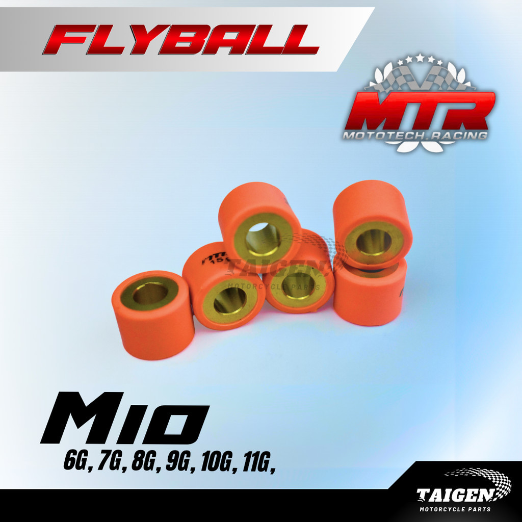MTR Racing Flyball Bola Pure Copper MIO (6g, 7g, 8g, 9g, 10g, 11g ...
