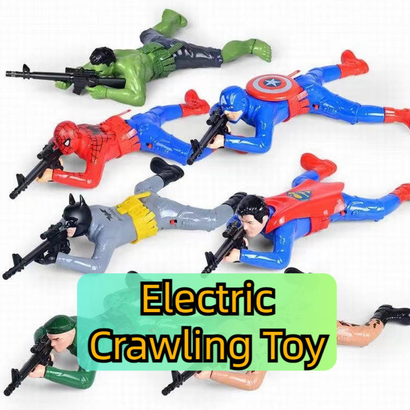 Electric luminous And musical TOY BATTERY OPERATED AUTO CRAWLING ACTION ...