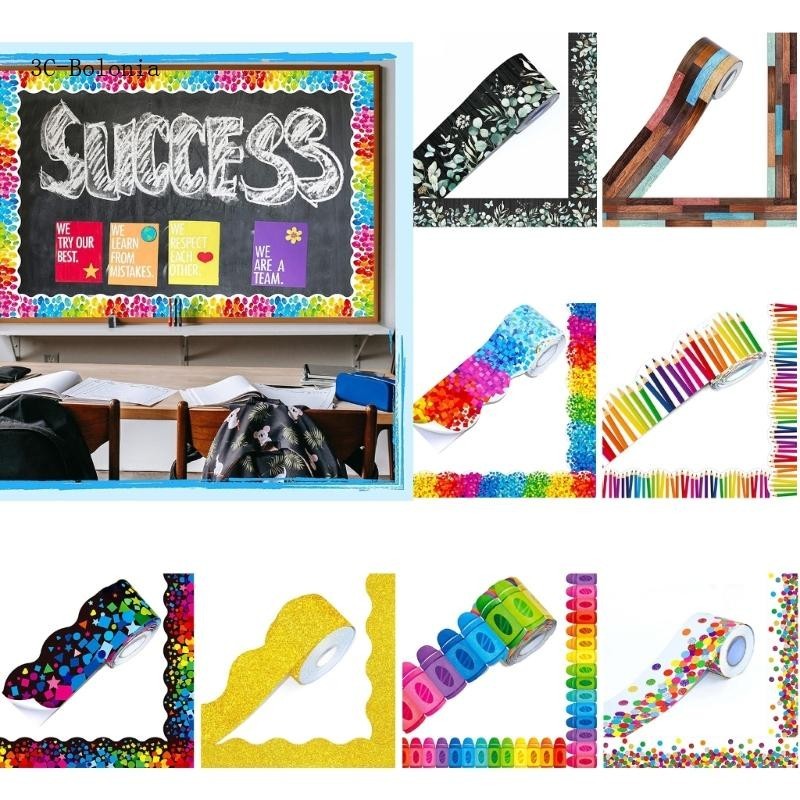 【PC】 Bulletin Border Colorful Dot Border Trim Bulletin Border Classroom ...