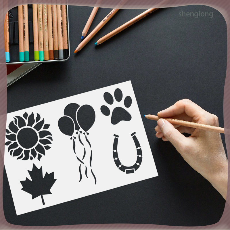 [Ready Stock] 40 Sheets Stencil Letters Paper Alphabet Painting ...