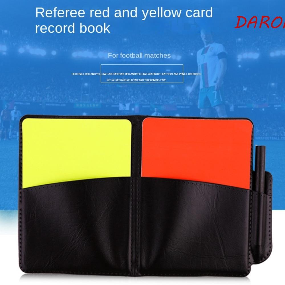 DARON Football Referee Cards, Yellow Card PVC PVC Football Referee ...