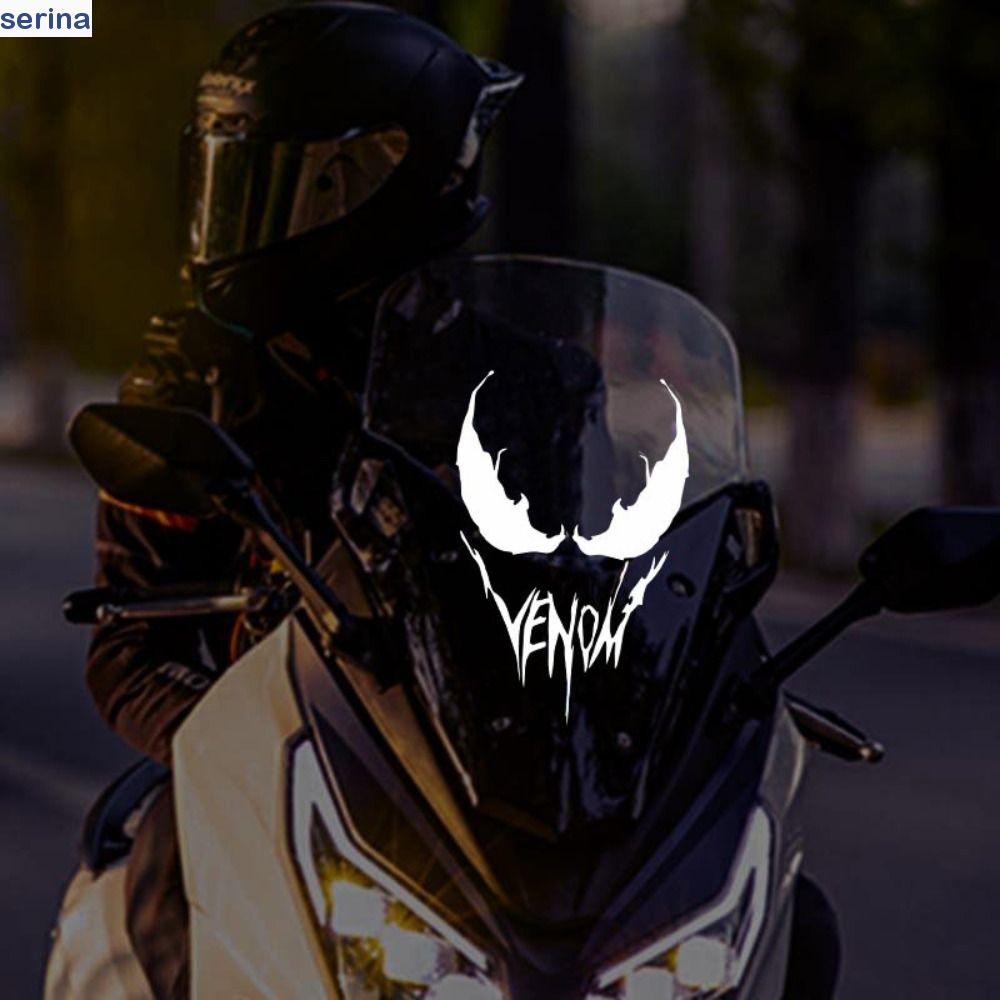 SERINA Reflective Venom Stickers, Self Adhesive Venom Anime Venom Cool ...