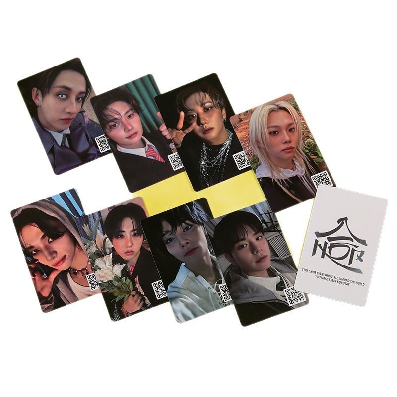8-9pcs STRAY KIDS SKZ 5 CLOCK Lomo Cards HOP HIP 5th Fanmeeting Stay ...