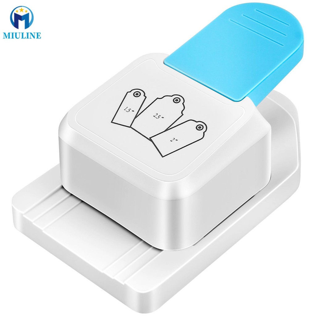 3 in1 Craft Tag Punch Paper Craft Tag Punch 1.5in 2in 2.5in Small Hole ...