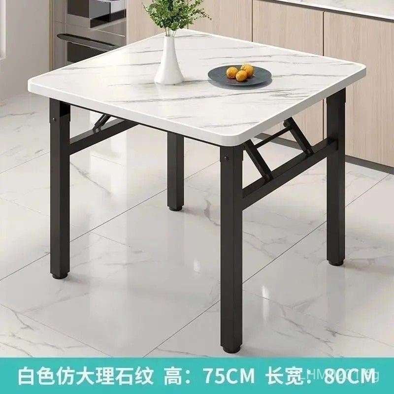 Foldable Table, Collapsible Dining Table, Low Table, Square Table ...