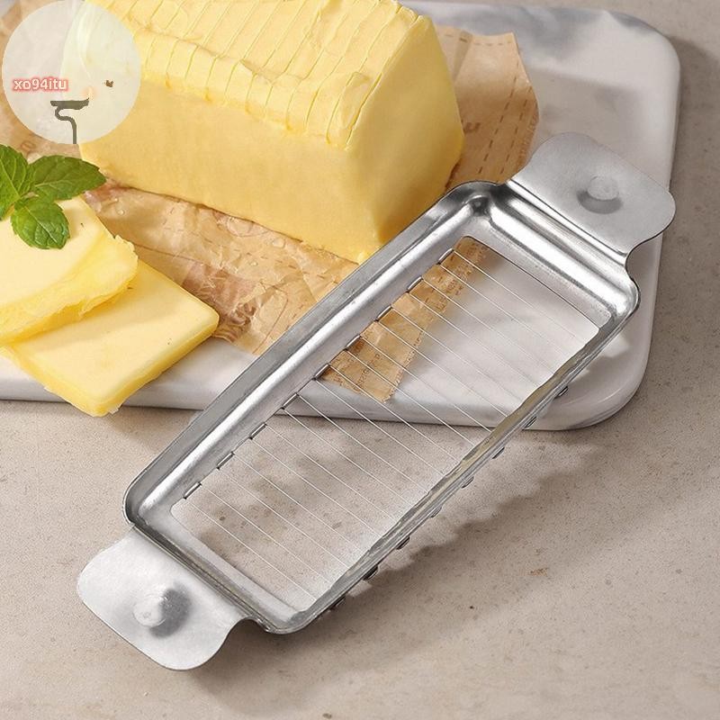 XOITU Butter Slicer Cutter, Stainless Steel Ergonomic Cheese Slicer ...