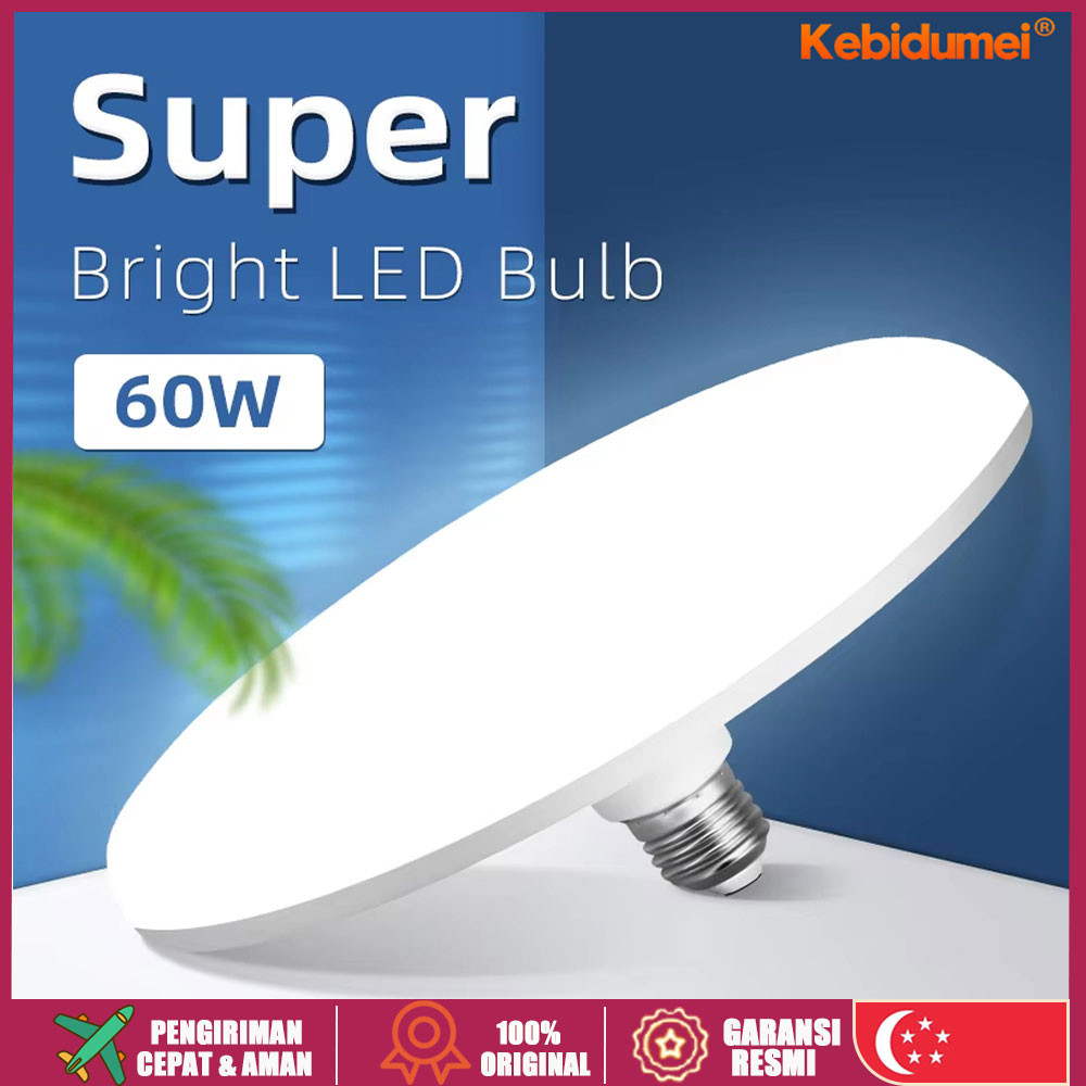 （🔥SG stock🔥） E27 LED Bulb 20-100W UFO Foco LED Lamp Ampoule LED Light Bulbs Cold White For Home ...