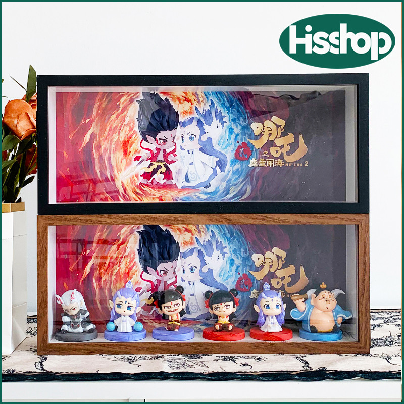 Popmart display frame,NezhaBirth of the Demon Child Series Storage Box ...