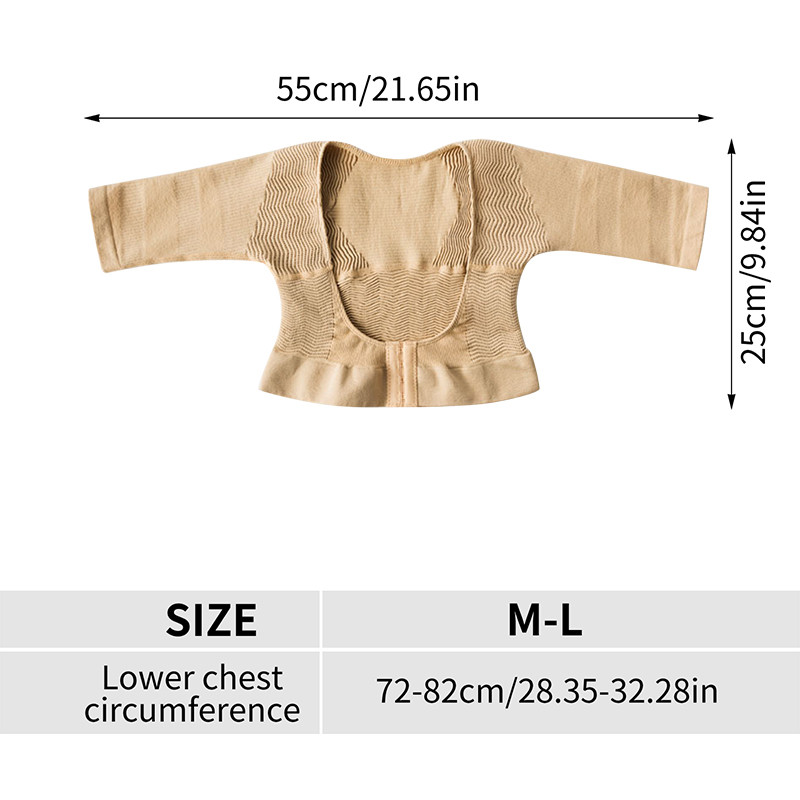 Women's Slimming Arm Shapers Back Shoulder Support Wrap Correct Posture ...