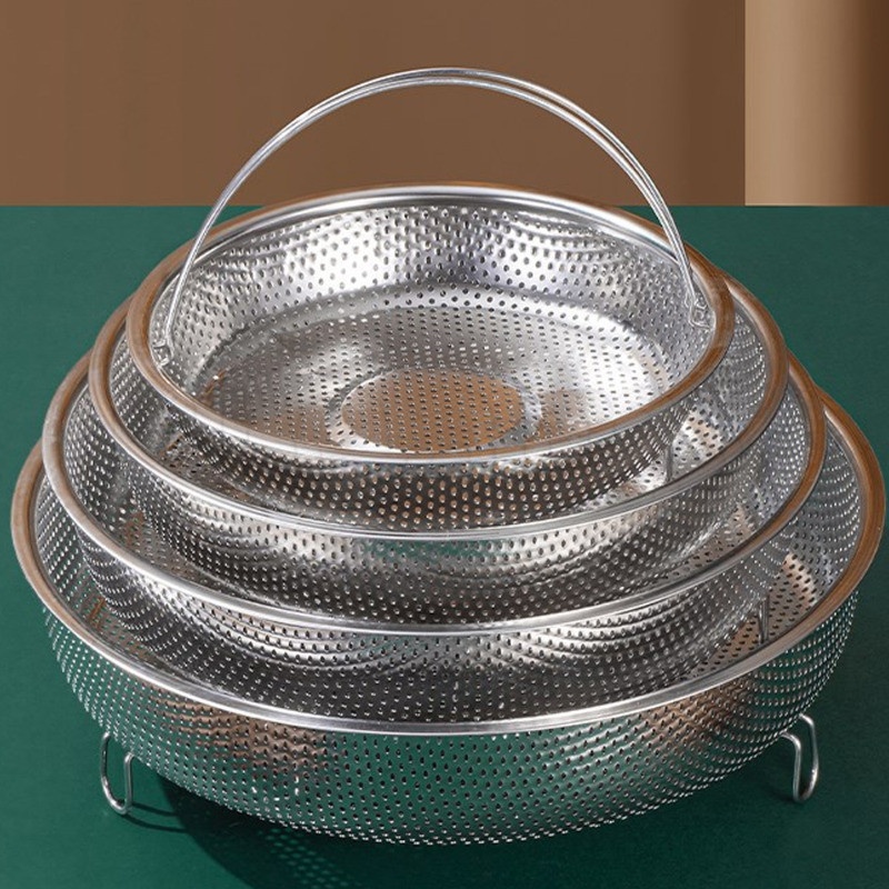 Stainless Steel Steamer Basket - Steamer Rack - Versatile Drain Basket ...