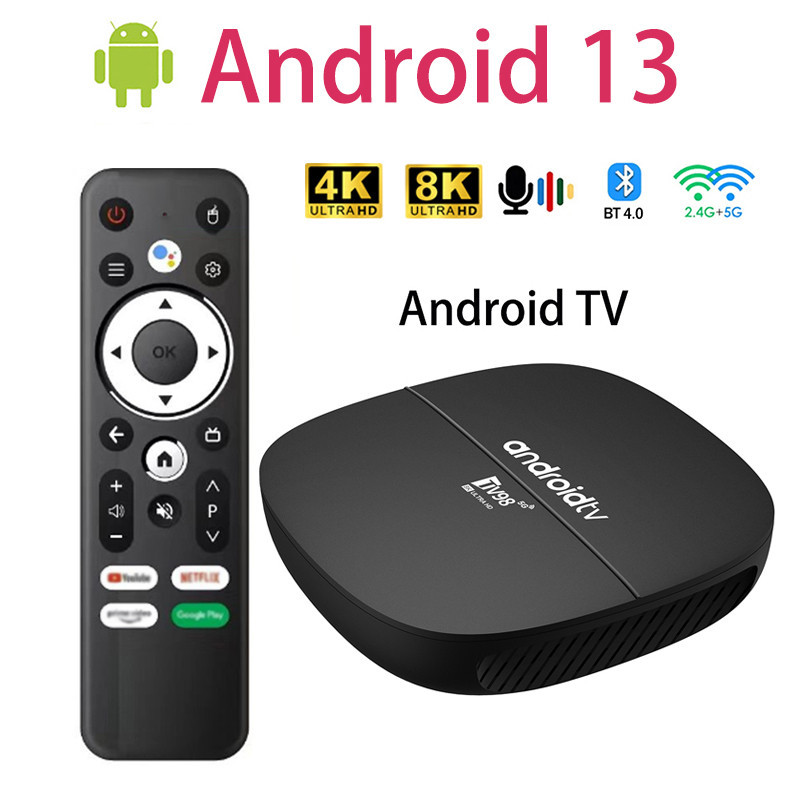 ATV Android 13 TV Box TV98 Android TV Box 8K 5G Dual Wifi 4K 2024 Set ...