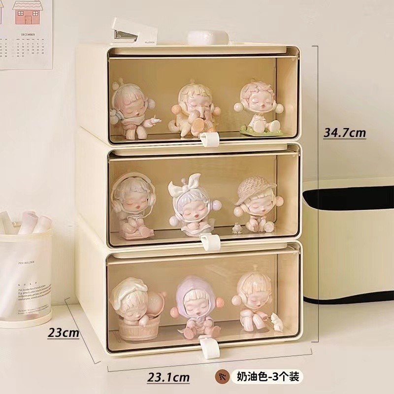 New desktop multi-functional storage box Blind box display box ...