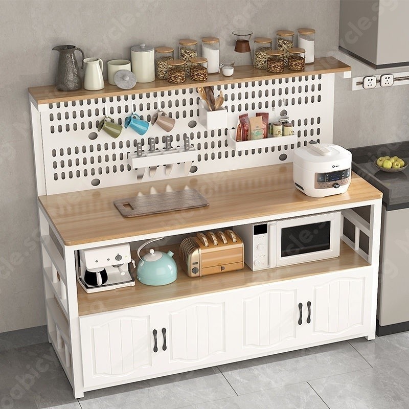Kitchen Cabinet Home Multilayer Kitchen Storage Cabinet Rack Oven Rack ...