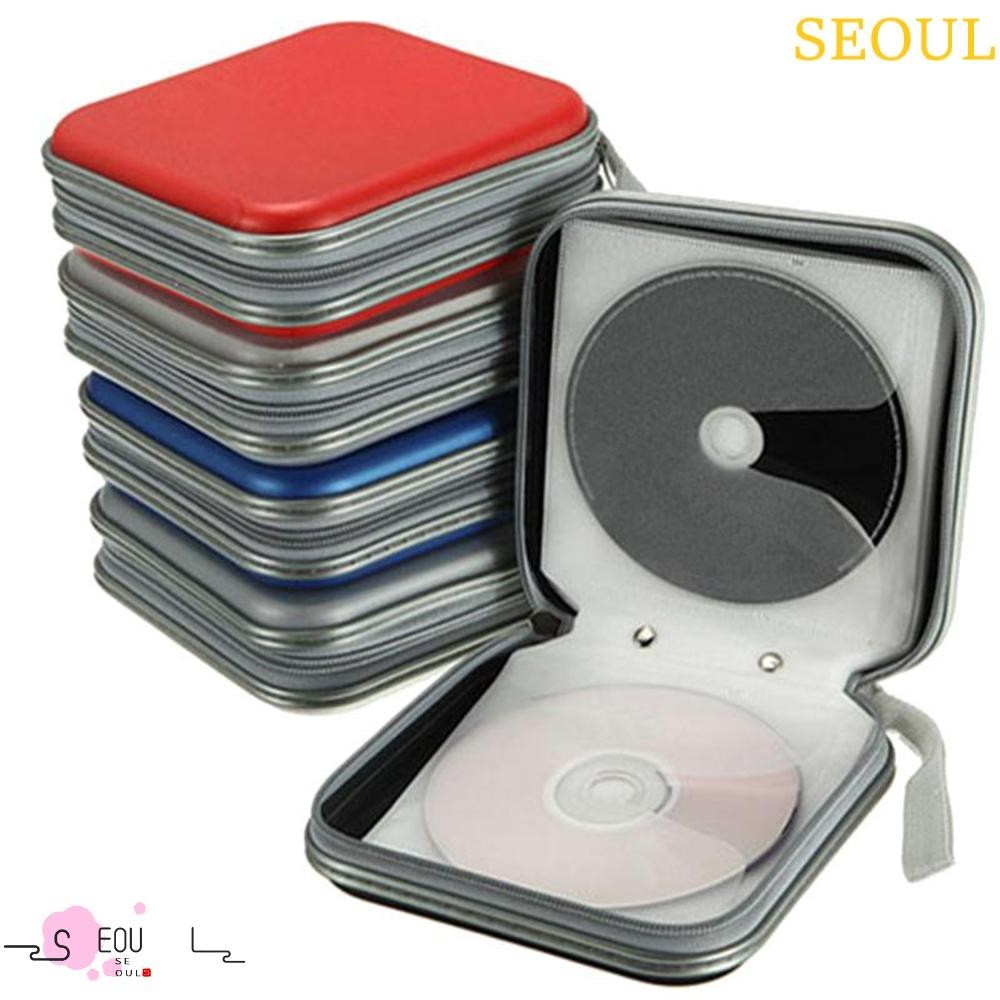 SEOUL Disc Wallet with Zipper DVD Bag Holder Carry Pouch CD Case ...