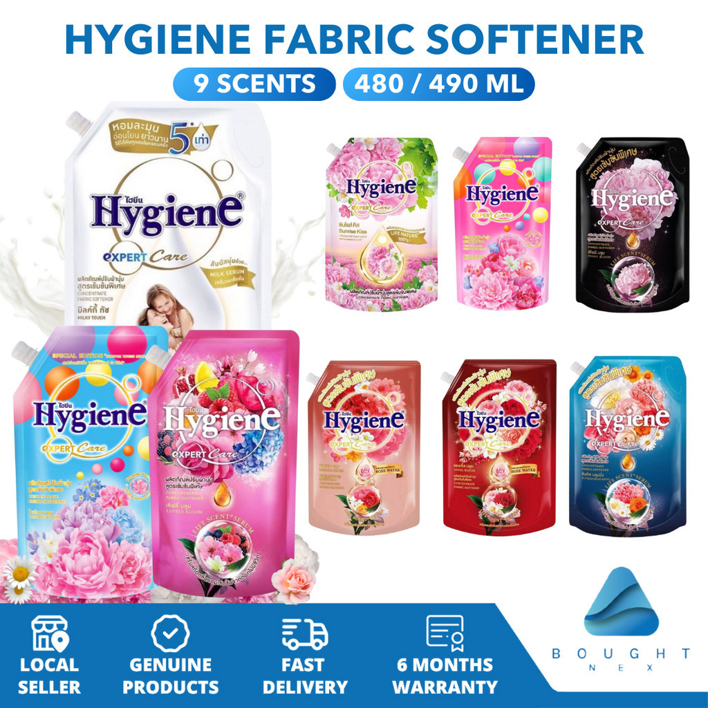 Hygiene Fabric Softener 480/490 ml Miracle Angle Sunkiss Bloom Milky ...