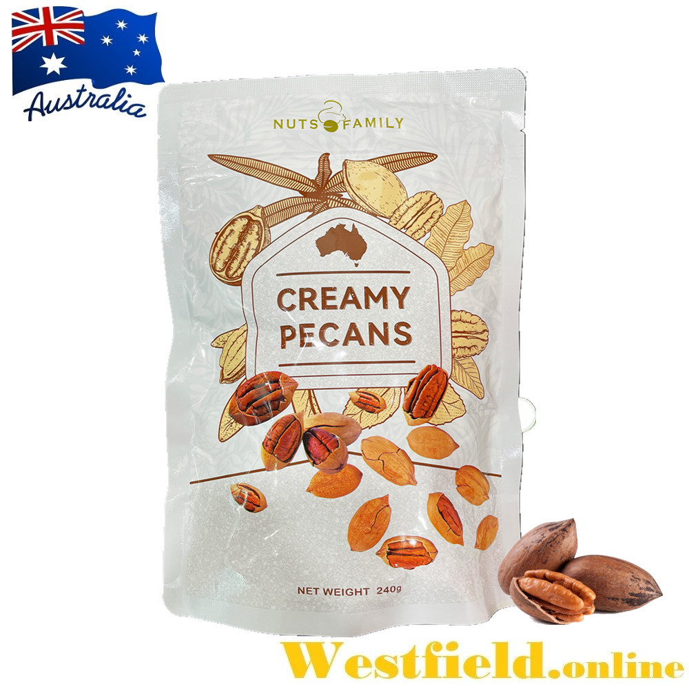[EXP 10/2025] Nuts Family 奶油碧根果 Creamy Pecan Nuts ( 240g ) ( Australian ...