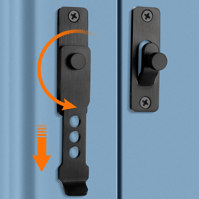 Perforation-free Door Buckle Barn Door Lock Handy Tool Sliding Door ...