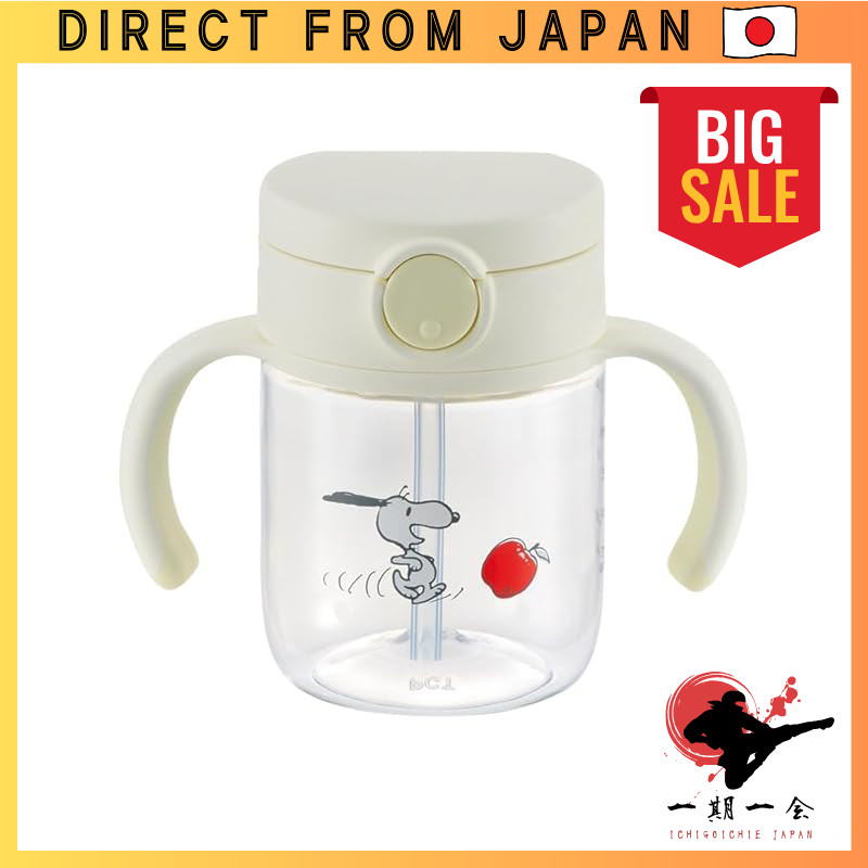 Richell Peanuts Collection Travel Straw Mug 200ml - Snoopy Design ...
