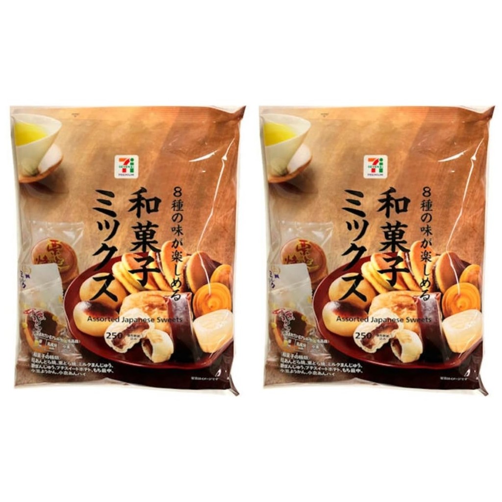 Japan 7-Eleven Japanese Sweets Mix Seven Premium Japanese Sweets ...