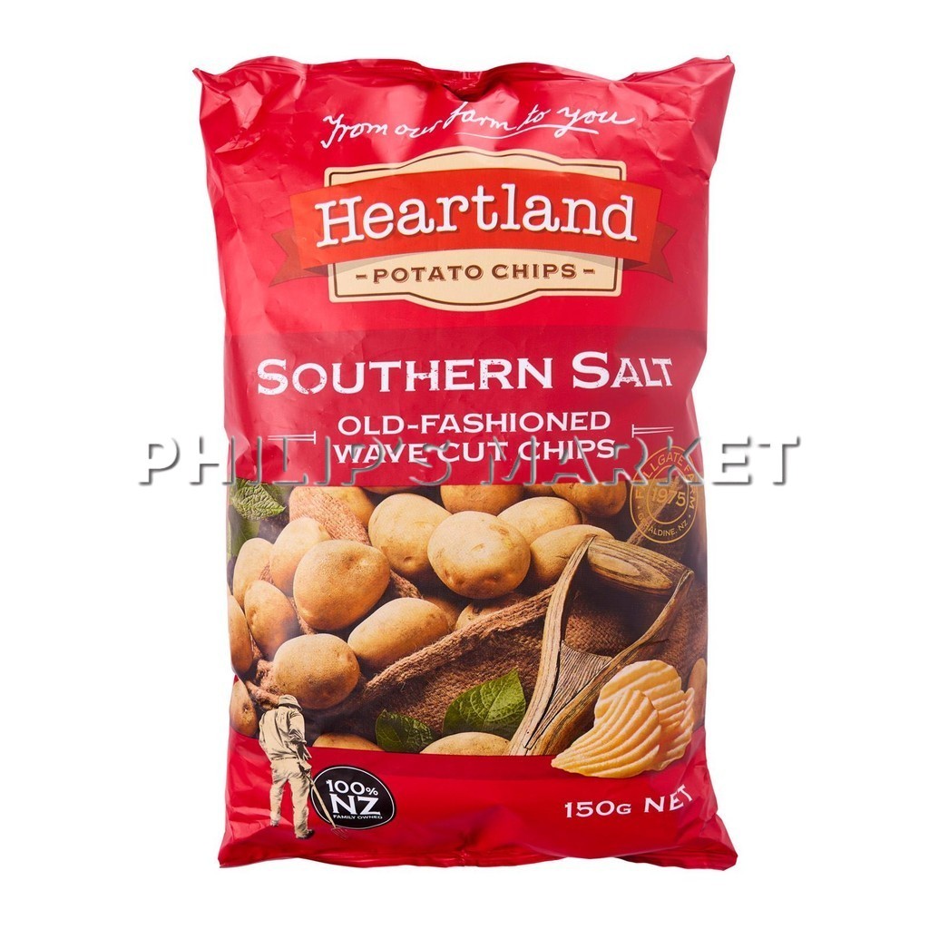 (Expiry 23 March 2025) Heartland Potato Chips Old Fashioned Wave Cut ...