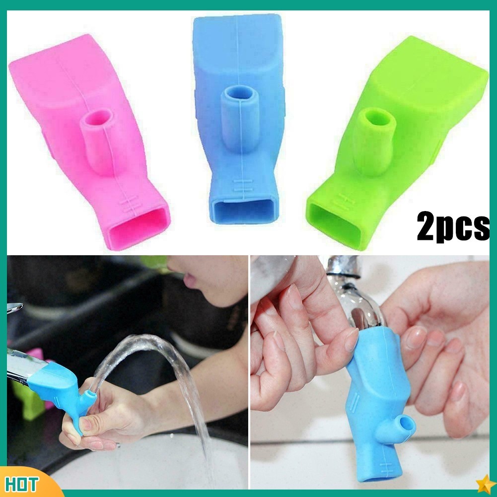 [ANSOUL] 2pc Silicone Kitchen Water-saving Extension Tap Filter Nozzle ...