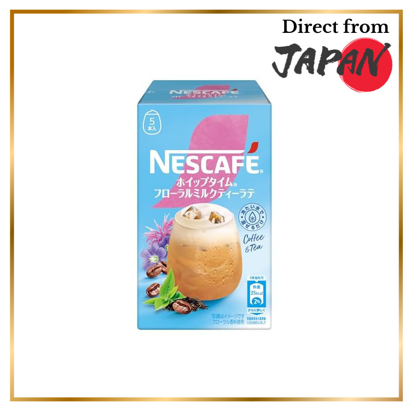 Nescafé Whip Time Floral Milk Tea Latte 5-pack, box, stick ...