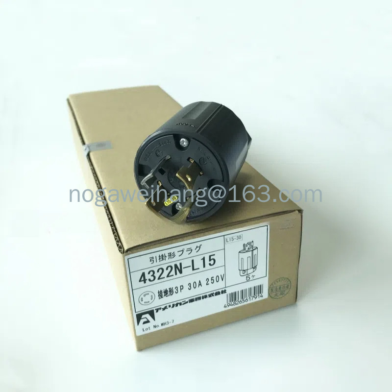 AMERICAN DENKI Industrial plug 4322N-L15 4320-L15Male and female socket 30A | Shopee Singapore