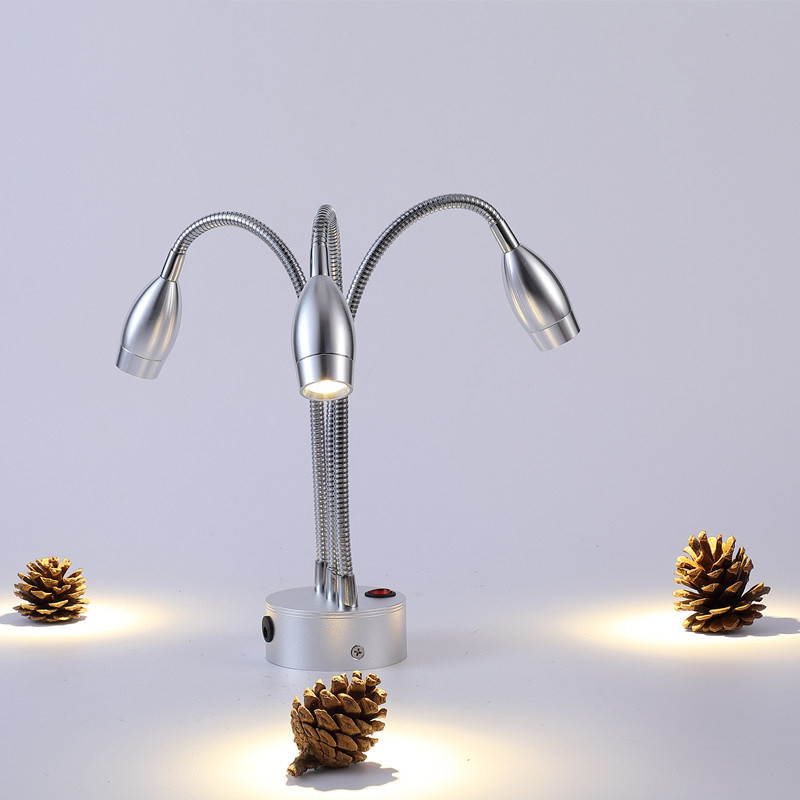 led Wireless Rechargeable3w Spotlight Display Cabinet Flexible Tube ...