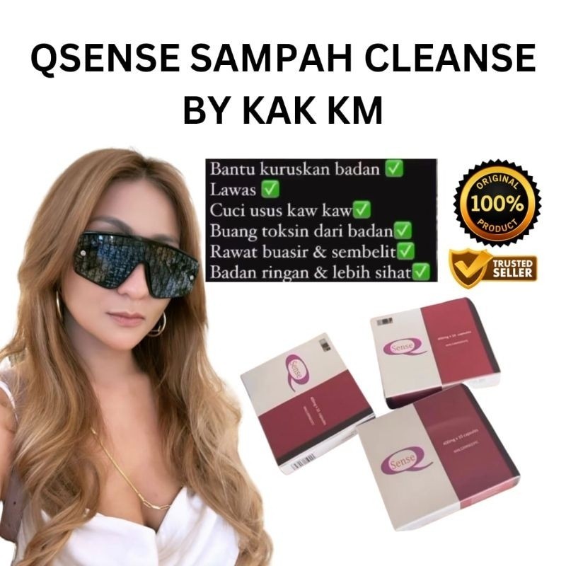 Km Beauty Qsense Sampah Cleanse By Kak Km Slimming Detox Shopee Singapore