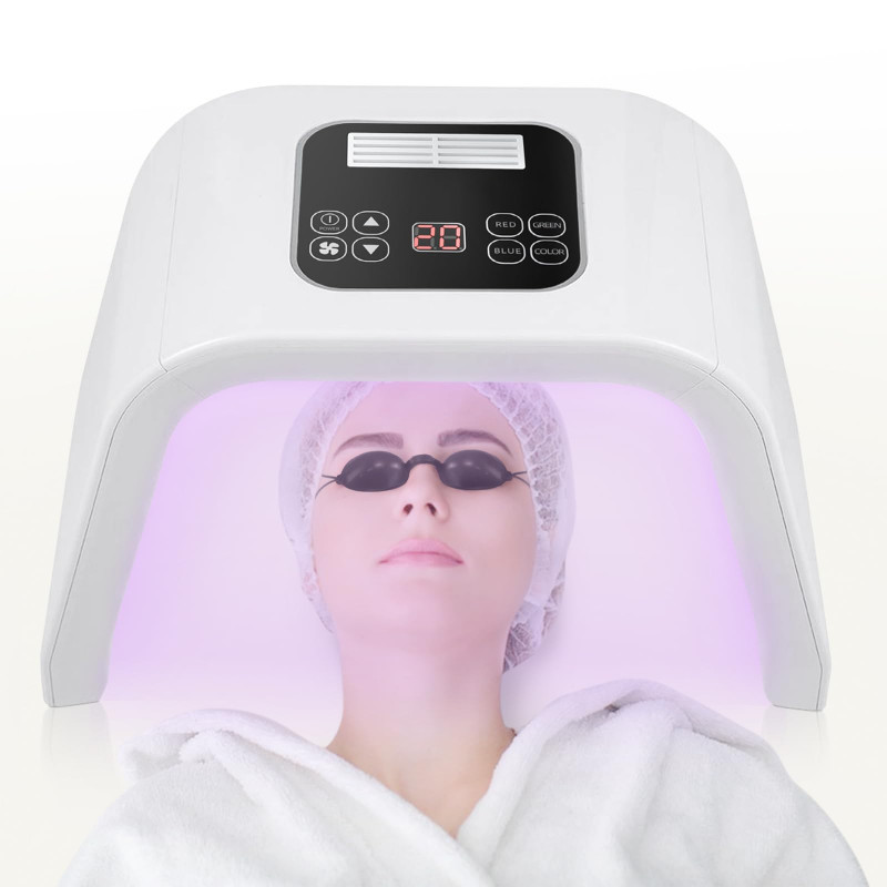 LED-Face-Tool，LED Light Therapy Facial Mask，7 In 1 Beauty Equipment For ...