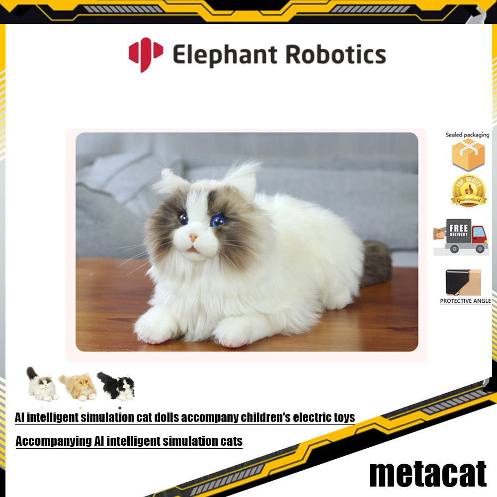 Elephant Robotics metaCat metaCat AI Smart Simulation Cat Doll Moving ...