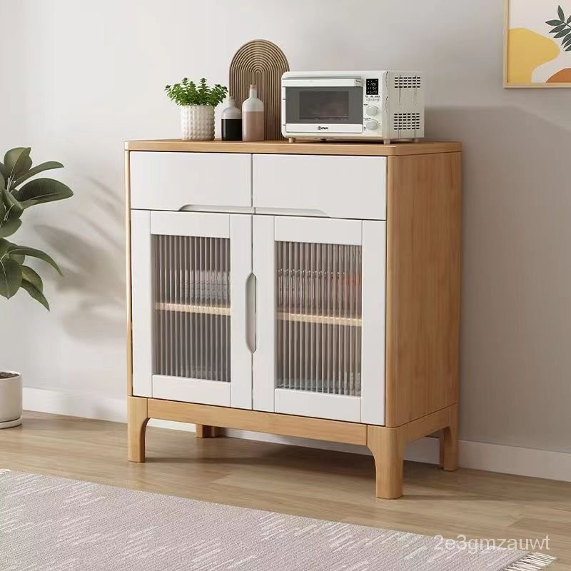 Nordic Solid Wood Sideboard Modern Simple Home Small Apartment Kitchen ...