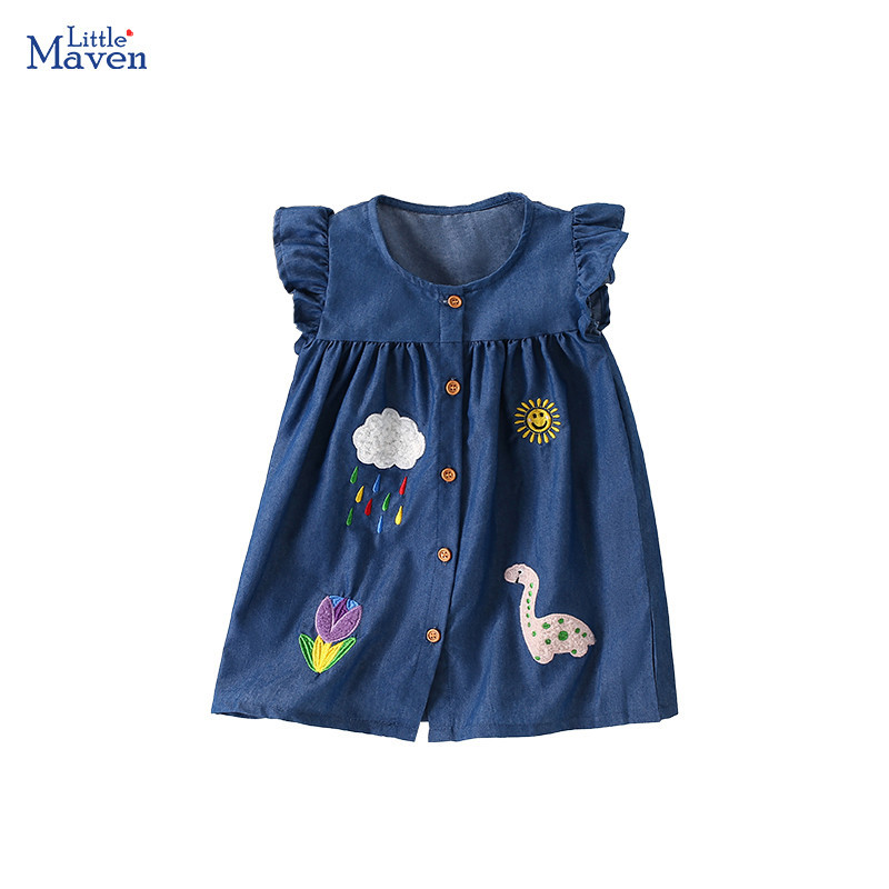 Little Maven Kids Clothes 2024 Summer Baby Girls Outfits Children's ...