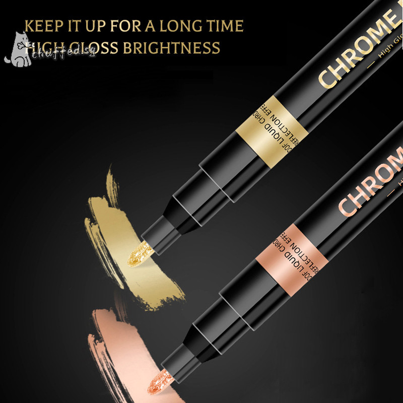 chuffed 1pc Mirror Marker Pen 1mm DIY Reflective Paint Pens Mirror Markers Chrome Gold Sliver ...