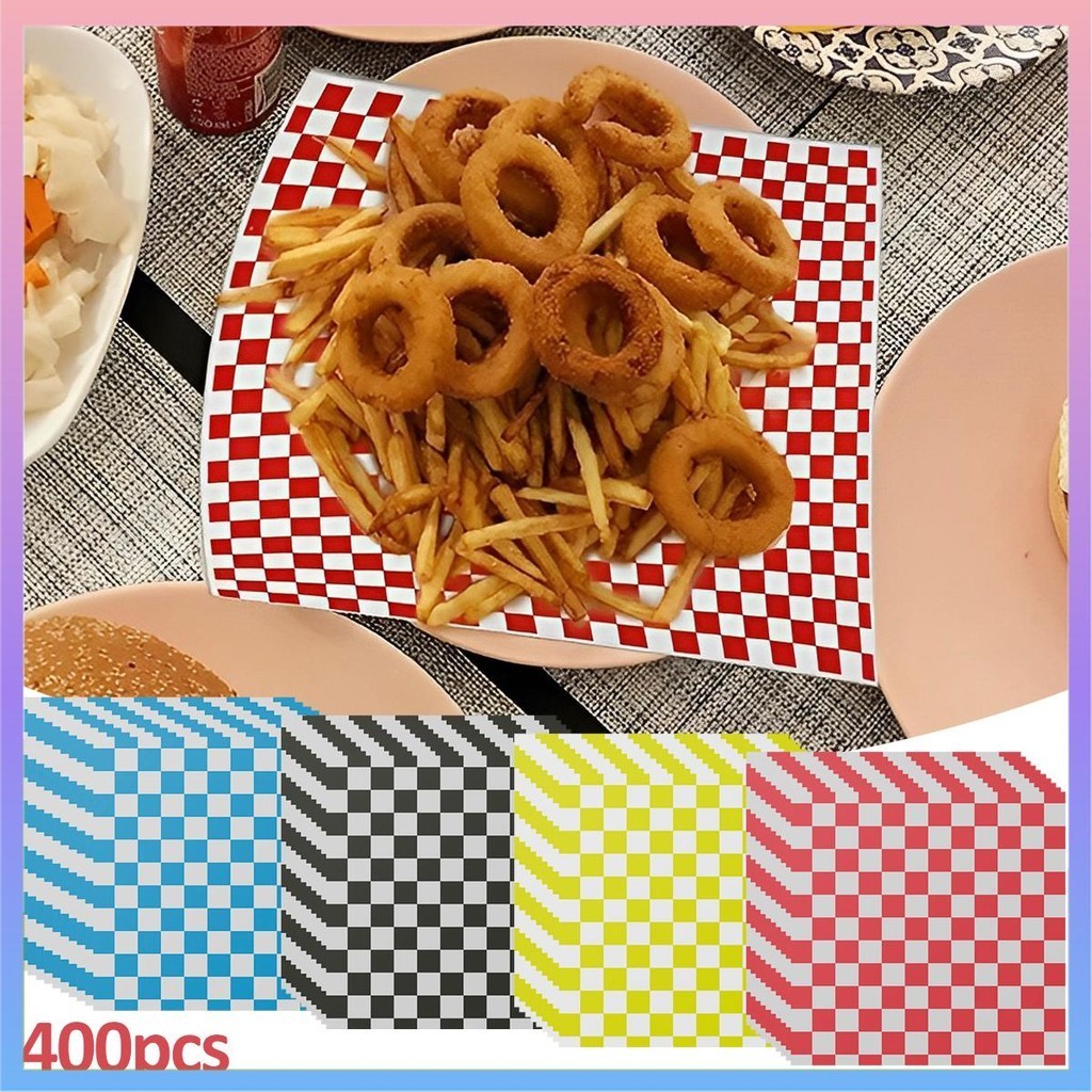 400Pcs Greaseproof Paper Liners Food Grade Sandwich Paper Wraps ...