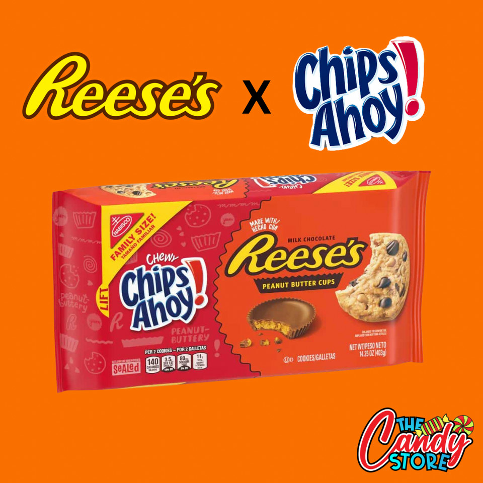 Chewy Chips Ahoy X Reese’s peanut butter cups cookies - 14.25 Oz (402g ...