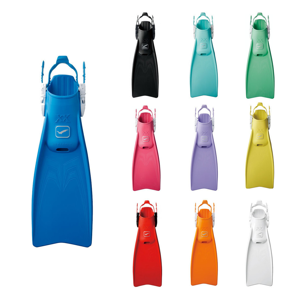 Gull Super Mew XX Diving Fins | Dive Fin Flipper | Dive Flippers Japan ...